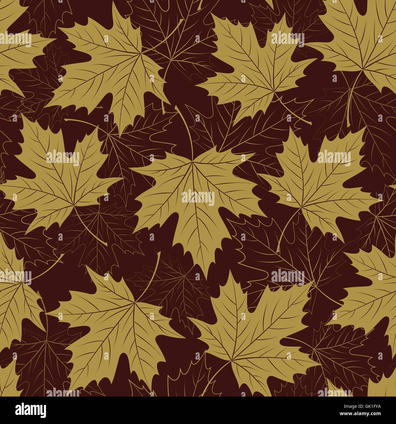 Repeating leaf pattern hi-res stock photography and images - Alamy