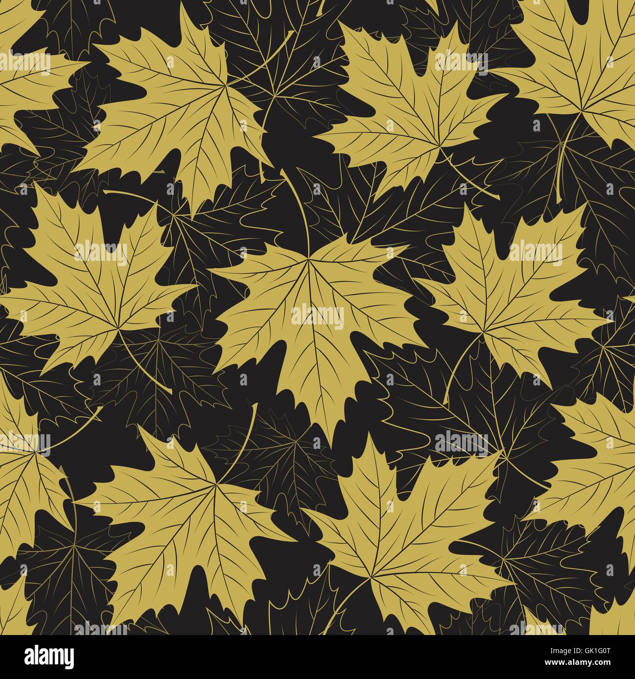 Repeating leaf pattern hi-res stock photography and images - Alamy