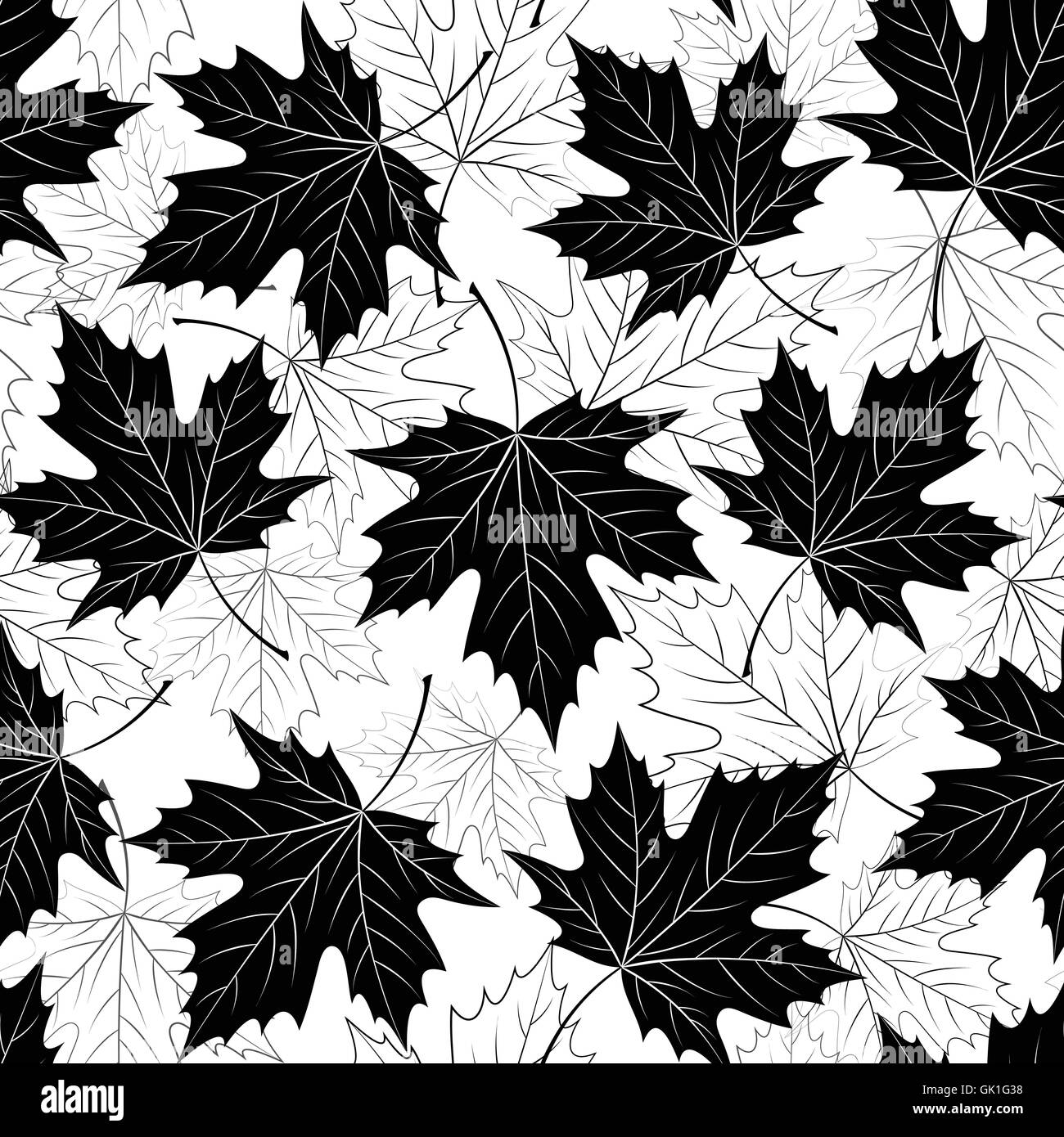 Repeating leaf pattern hi-res stock photography and images - Alamy