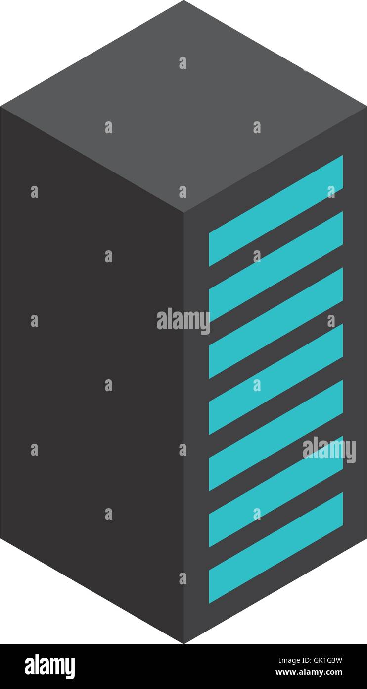 computer cpu server icon Stock Vector Image & Art - Alamy