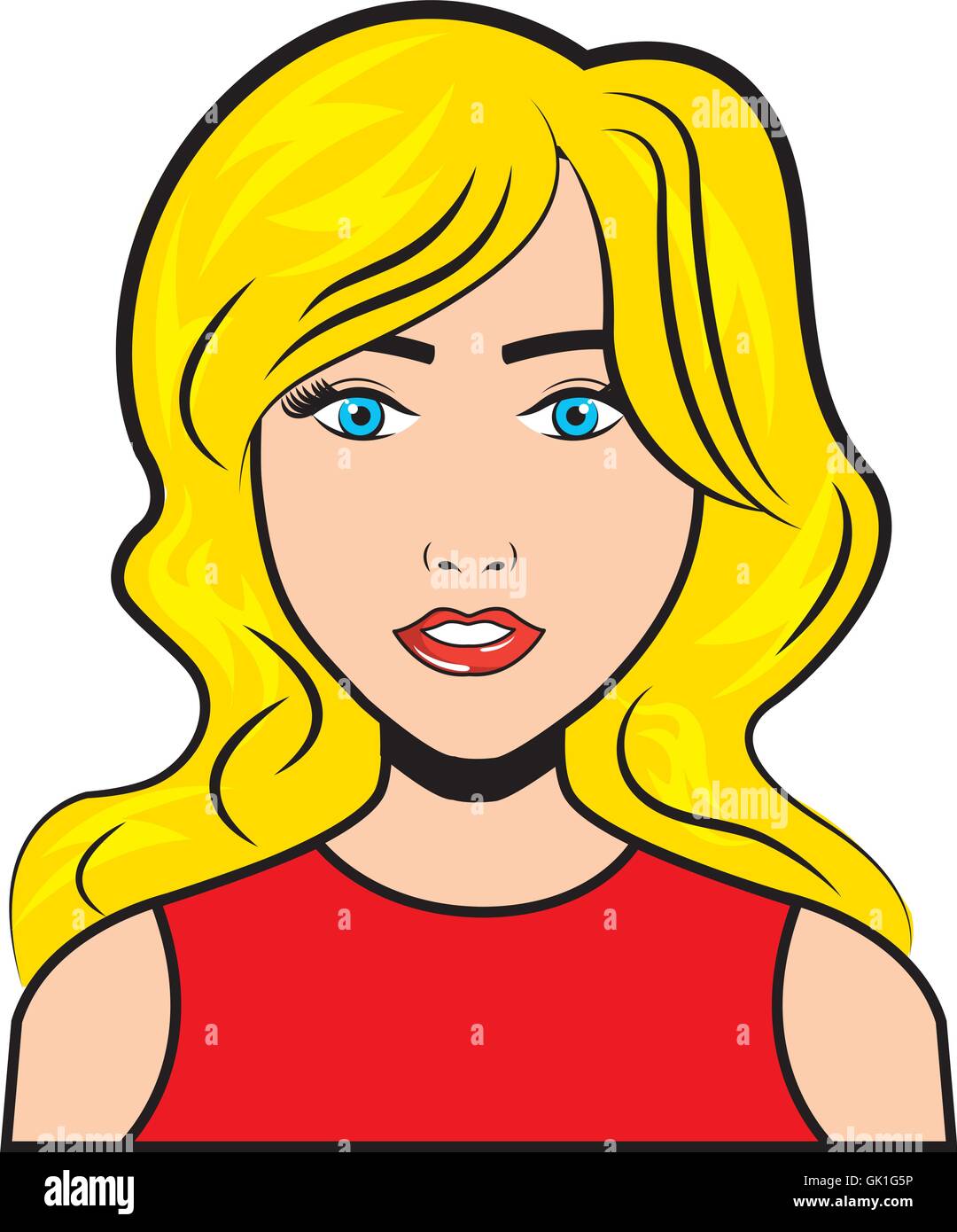 1960s woman mod illustration hi-res stock photography and images - Alamy