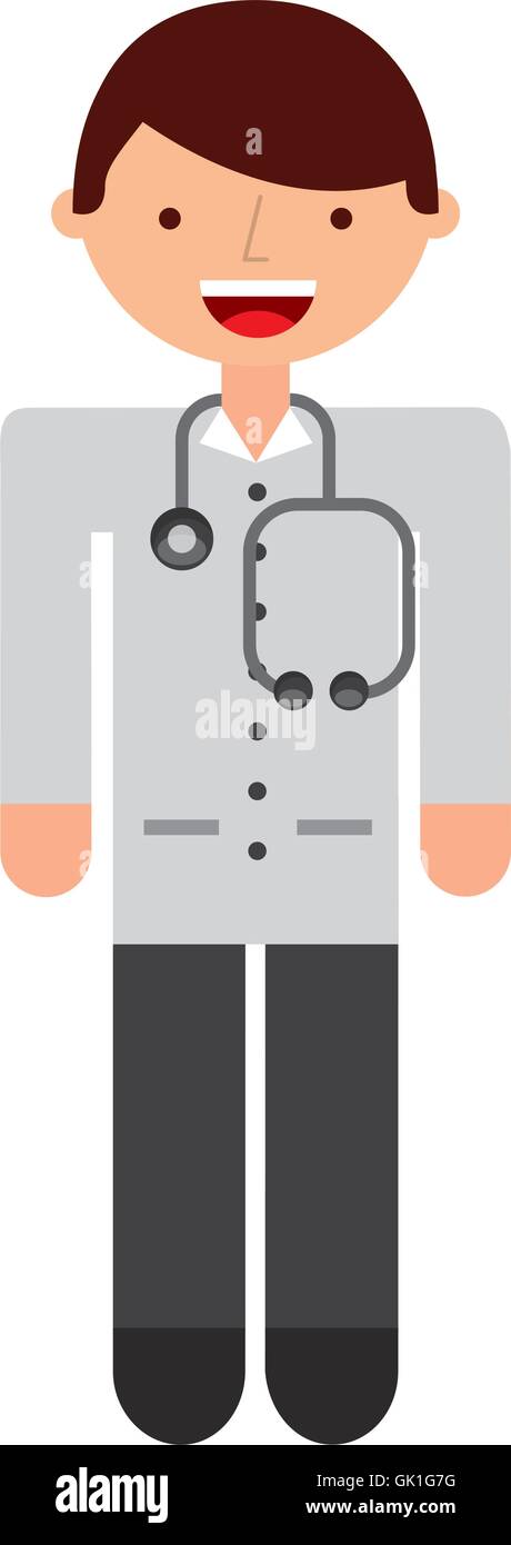 doctor character isolated icon Stock Vector Image & Art - Alamy