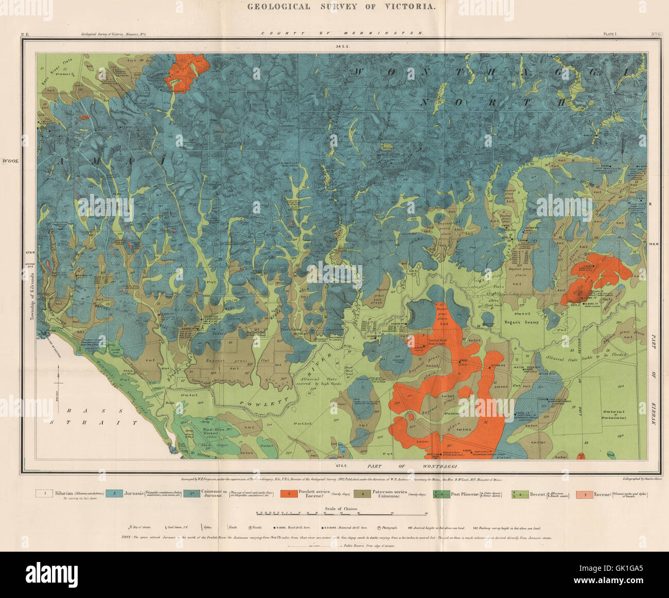 Geological survey map australia hi-res stock photography and images - Alamy