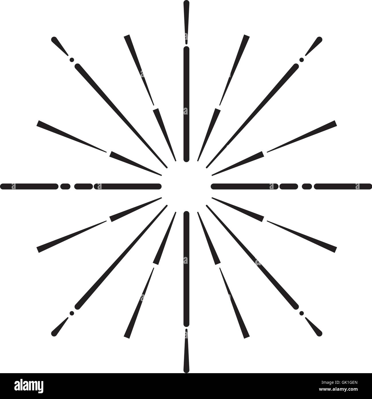 burst frame isolated background Stock Vector Image & Art - Alamy