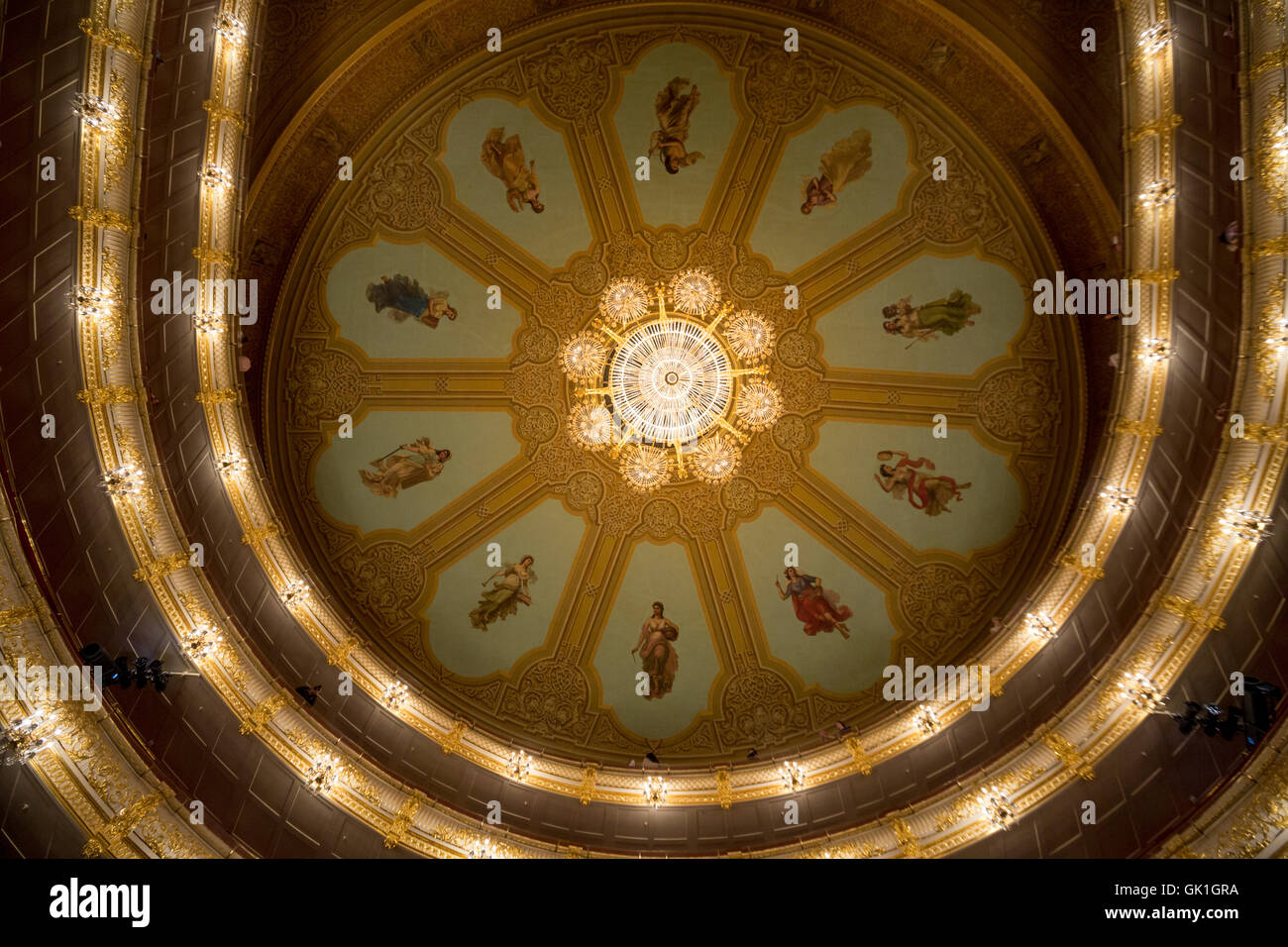 The Bolshoi Theatre a historic theatre of ballet and opera in Moscow ...