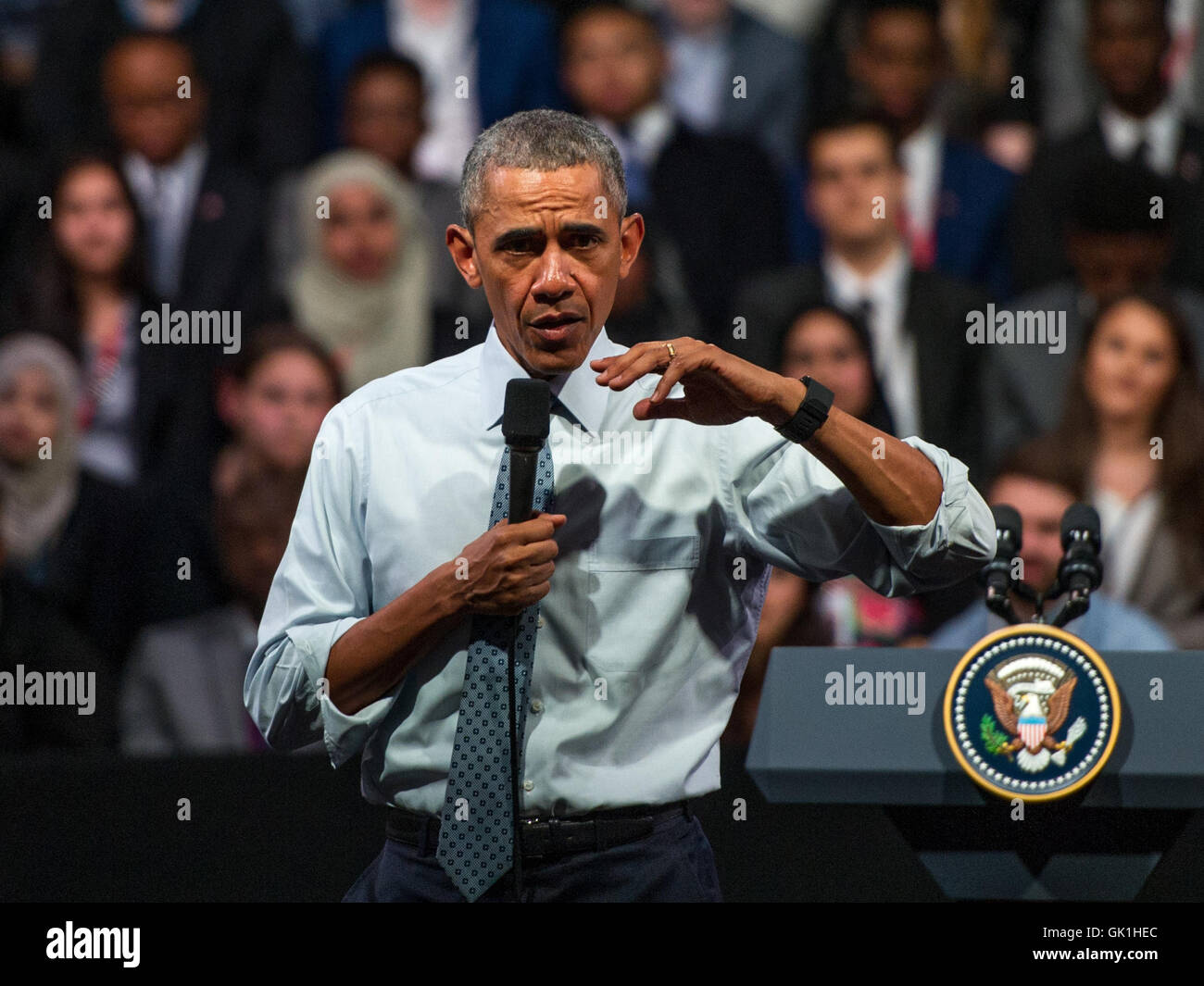 US President Barack Obama Q&A at London's Lindley Hall. Featuring ...