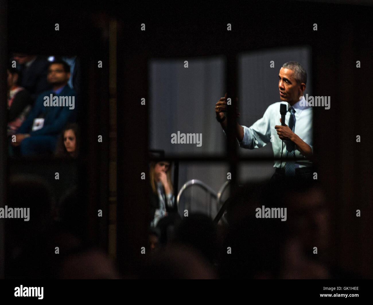 US President Barack Obama Q&A at London's Lindley Hall. Featuring ...