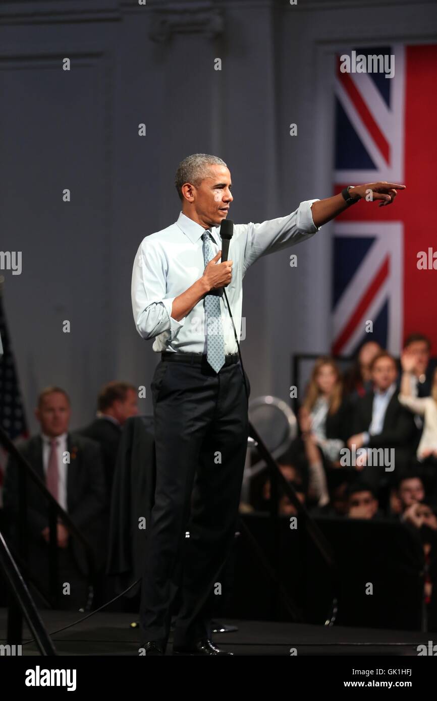 U.S. President Barack Obama attends event at The Royal Horticultural ...