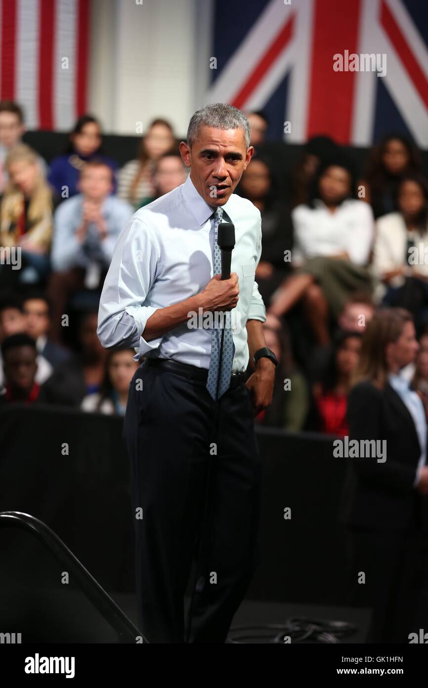 U.S. President Barack Obama attends event at The Royal Horticultural ...