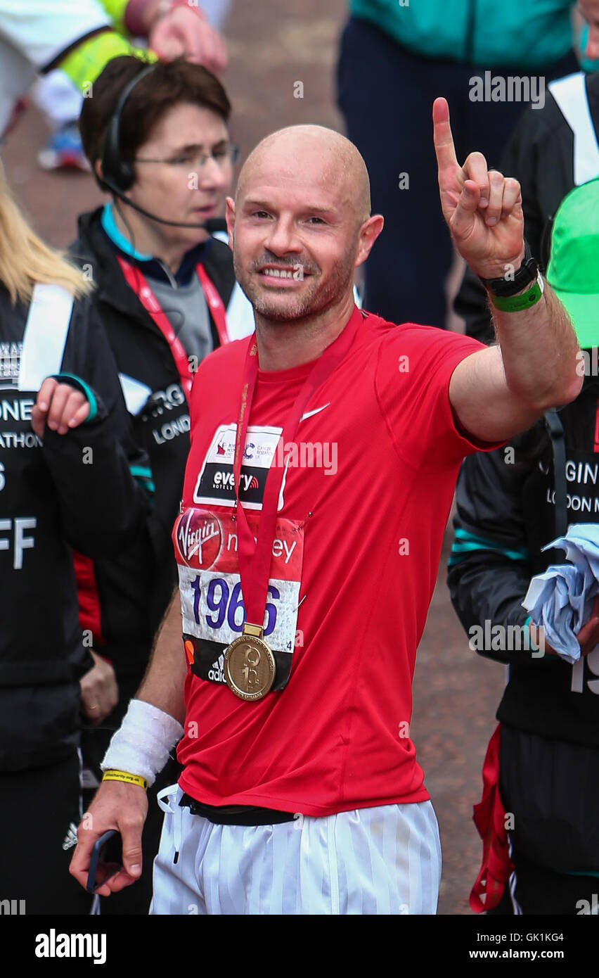 Celebrity runners in 2016 Virgin Money London Marathon Featuring: Danny ...