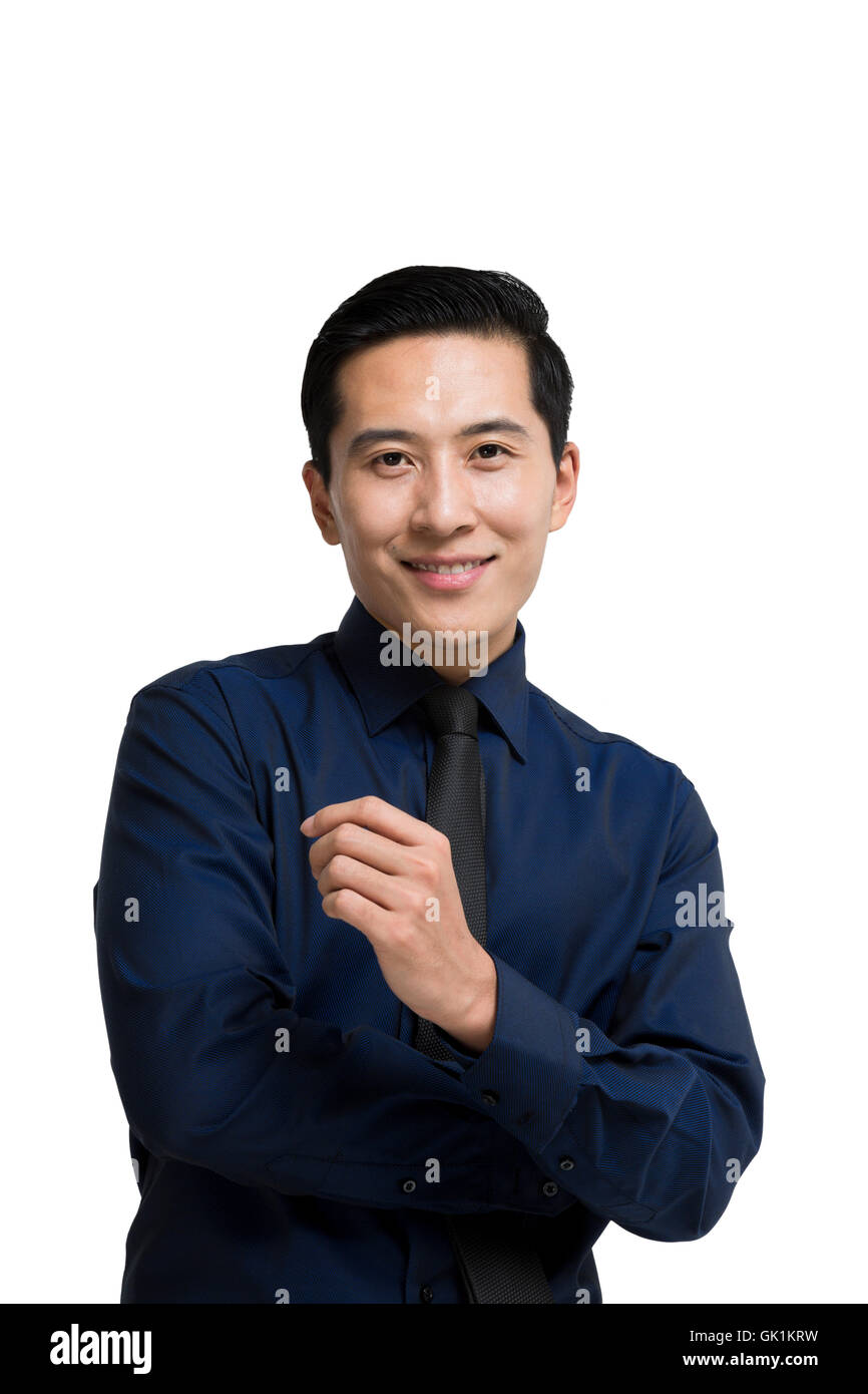 Studio shot business man Stock Photo - Alamy