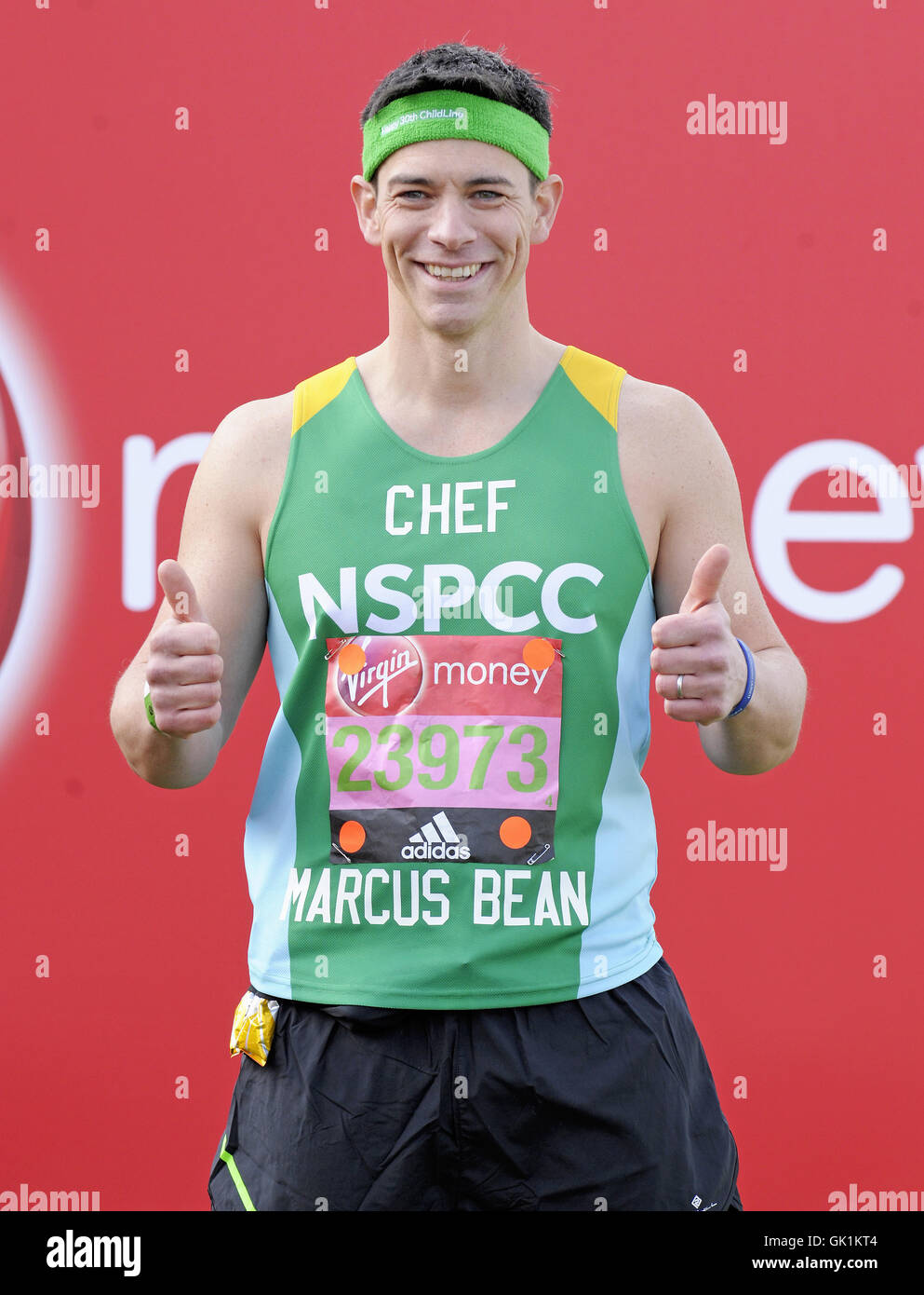 2016 Virgin Money London Marathon - Celebrity Start Featuring: Marcus ...
