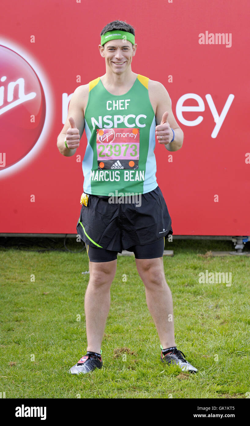 2016 Virgin Money London Marathon - Celebrity Start Featuring: Marcus ...