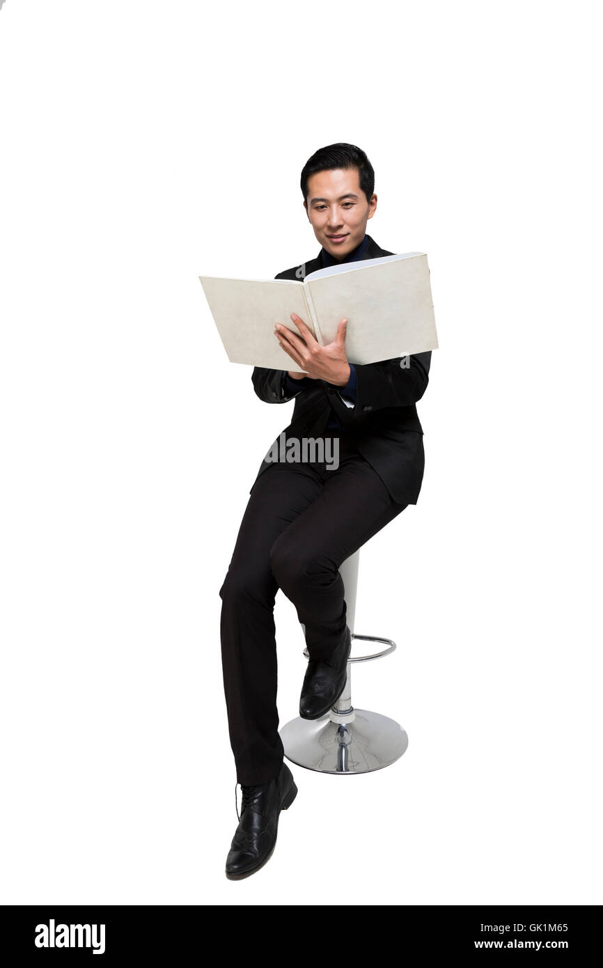 Studio shot suits business men watch pictures Stock Photo - Alamy