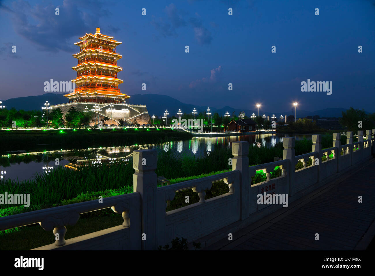Beijing Mentougou Yongding House Resorts Stock Photo - Alamy