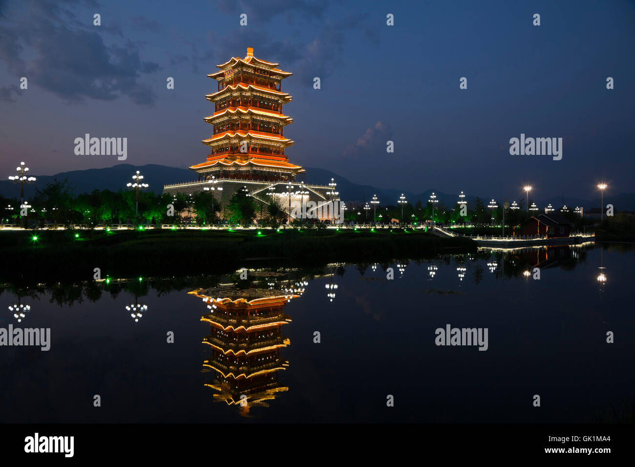 Beijing Mentougou Yongding House Resorts Stock Photo - Alamy