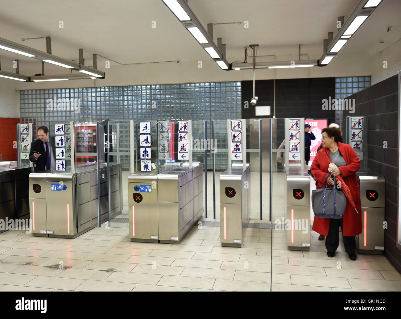 Brussels Maelbeek metro station reopened today (Apr2516) for the first ...