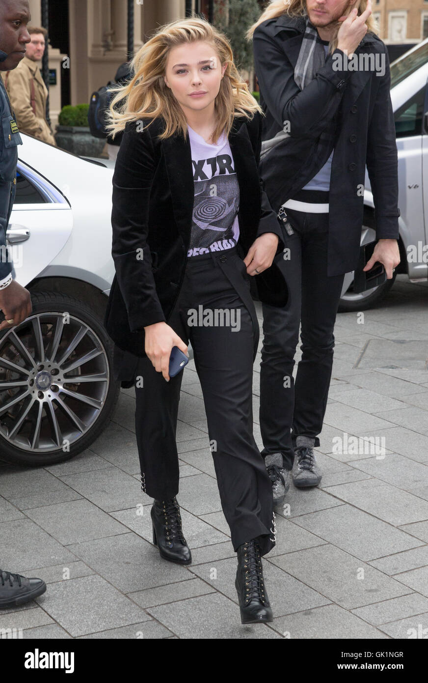 Chloe Grace Moritz pictured arriving at Capital Radio Featuring: Chloe ...