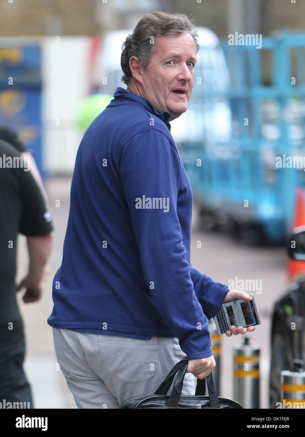 Piers Morgan outside ITV Studios Featuring: Piers Morgan Where: London ...