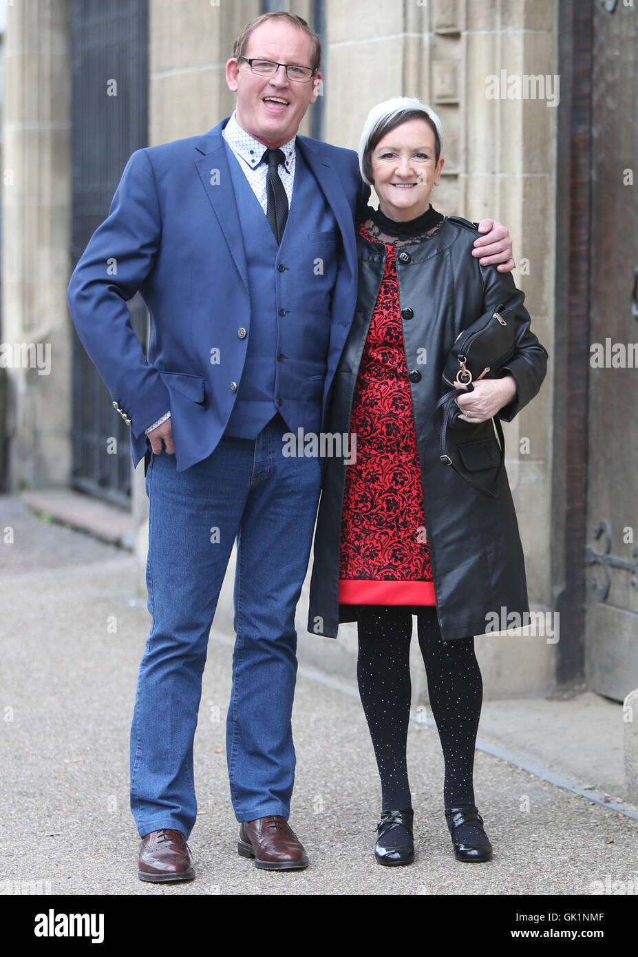 BGT Ian Marshall and wife Ann outside ITV Studios Featuring: Ian ...