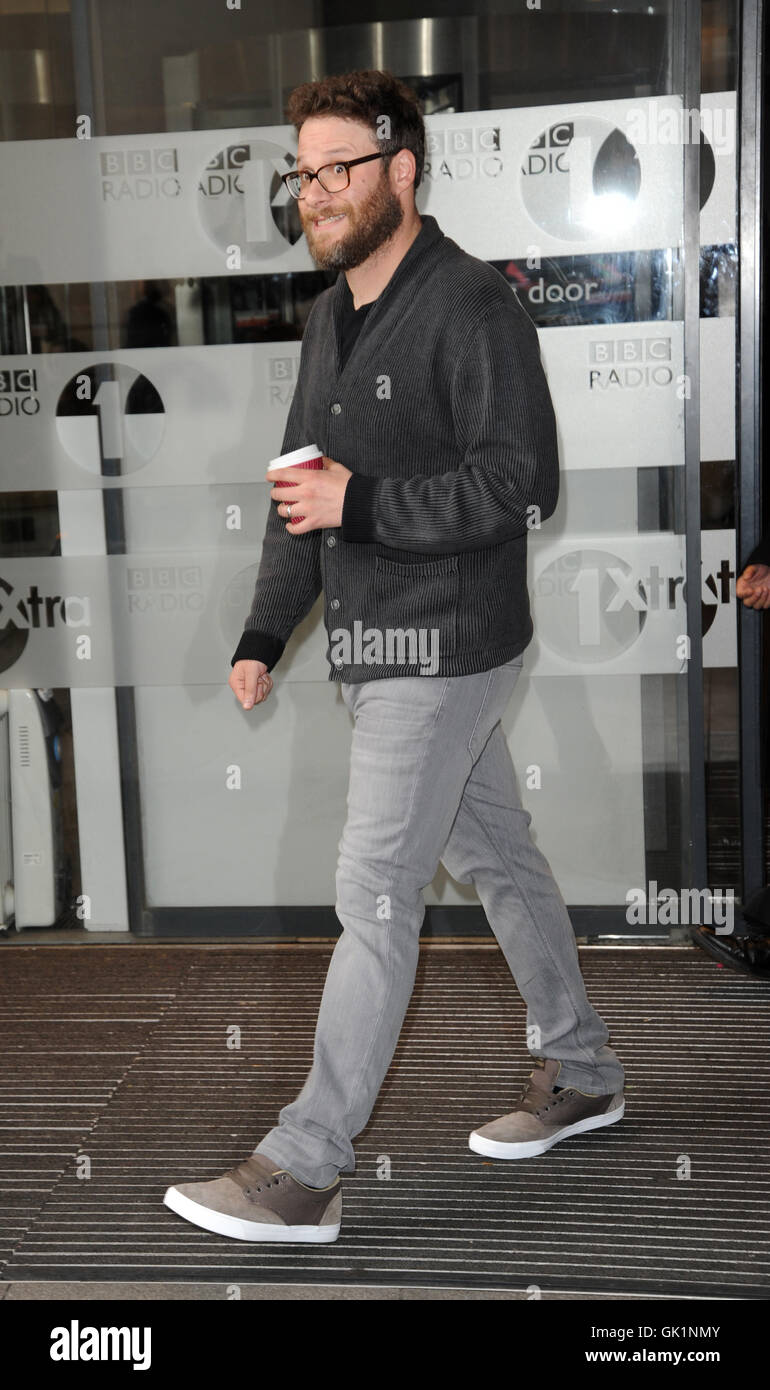 Seth Rogen at BBC Radio 1 Featuring: Seth Rogen Where: London, United ...