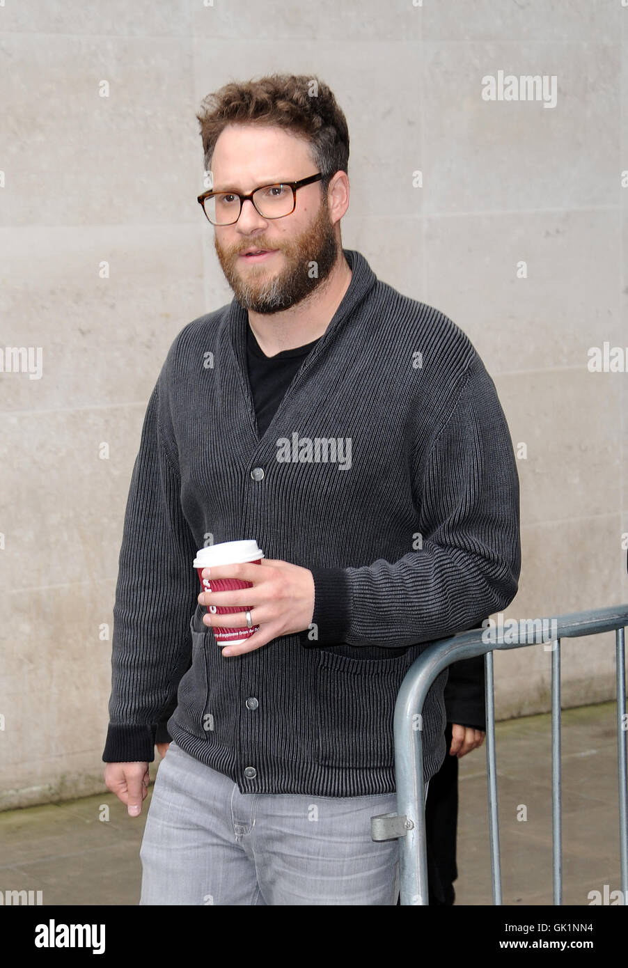 Seth Rogen at BBC Radio 1 Featuring: Seth Rogen Where: London, United ...