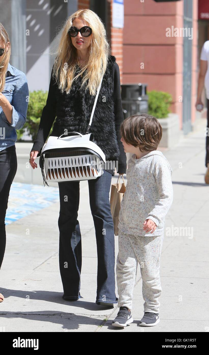 Rachel Zoe takes her son Skyler to Go Greek Yoghurt in Beverly Hills ...