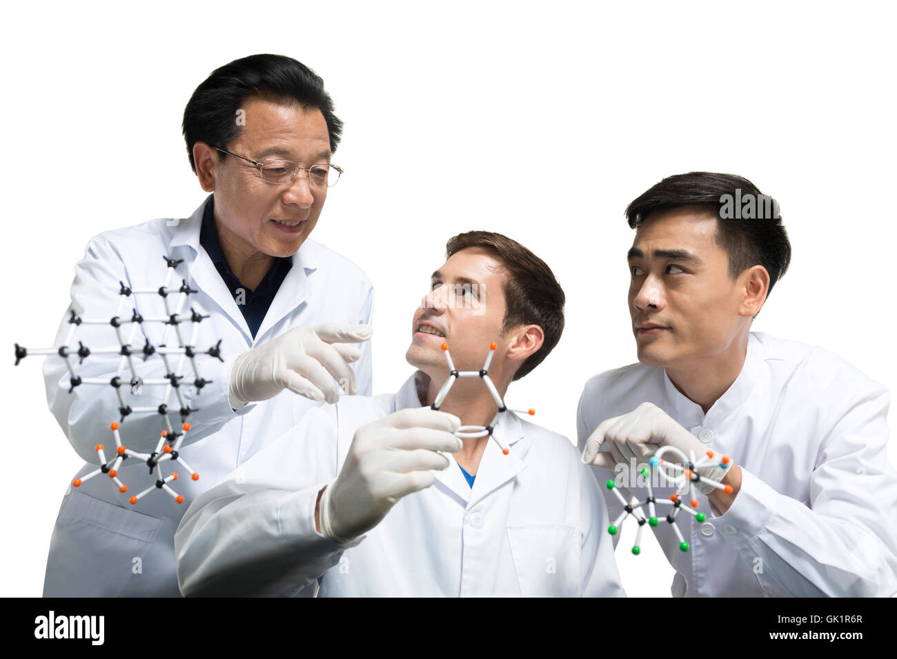 Scientists in the lab doing a science experiment Stock Photo - Alamy