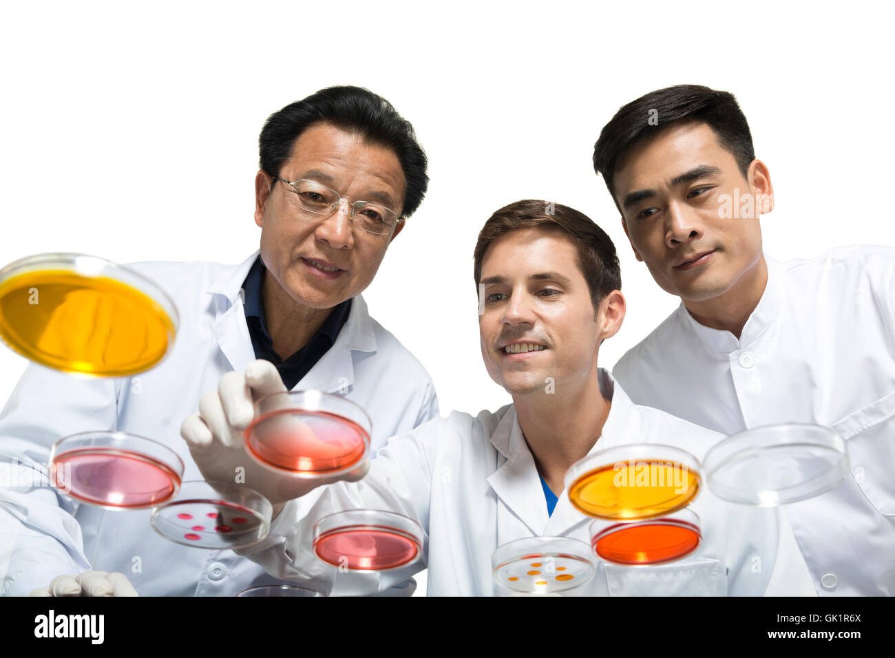 Scientists in the lab doing a science experiment Stock Photo - Alamy