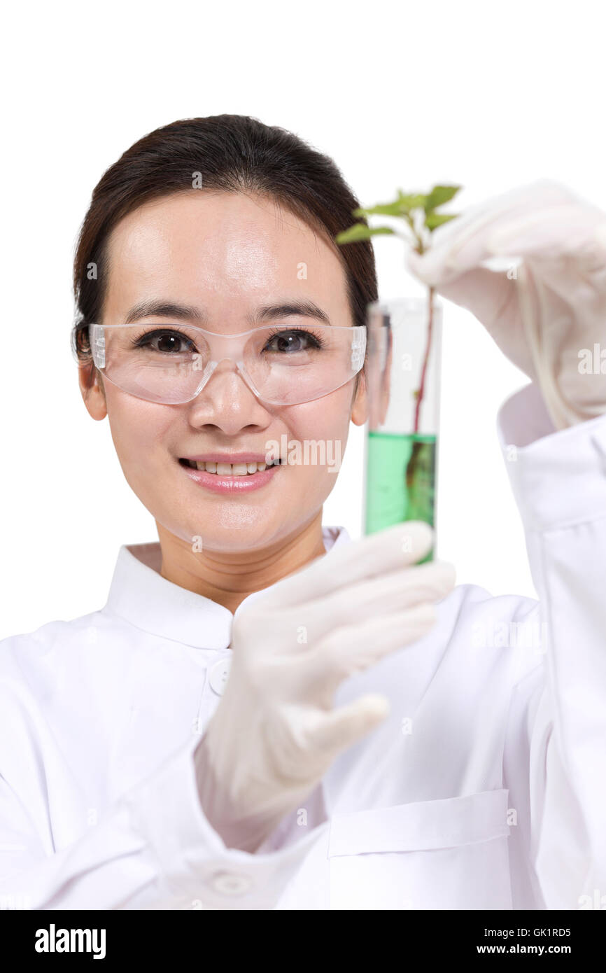 Scientists in the lab doing a science experiment Stock Photo - Alamy