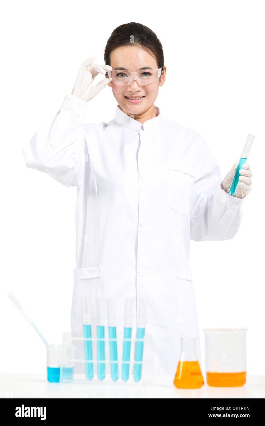 Scientists in the lab doing a science experiment Stock Photo - Alamy