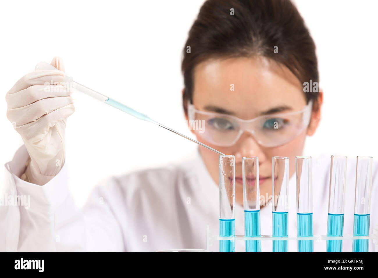 Scientists in the lab doing a science experiment Stock Photo - Alamy