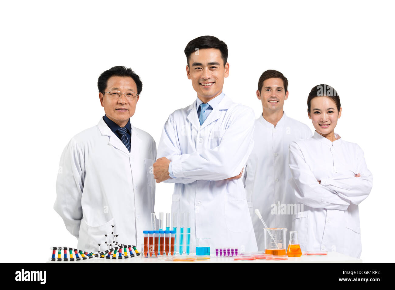 Scientists in the lab doing a science experiment Stock Photo - Alamy