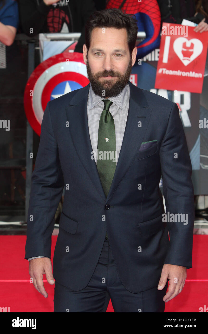 Paul rudd captain america hi-res stock photography and images - Alamy