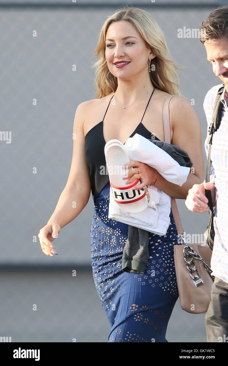 Kate Hudson seen leaving the ABC studios after Jimmy Kimmel Live ...