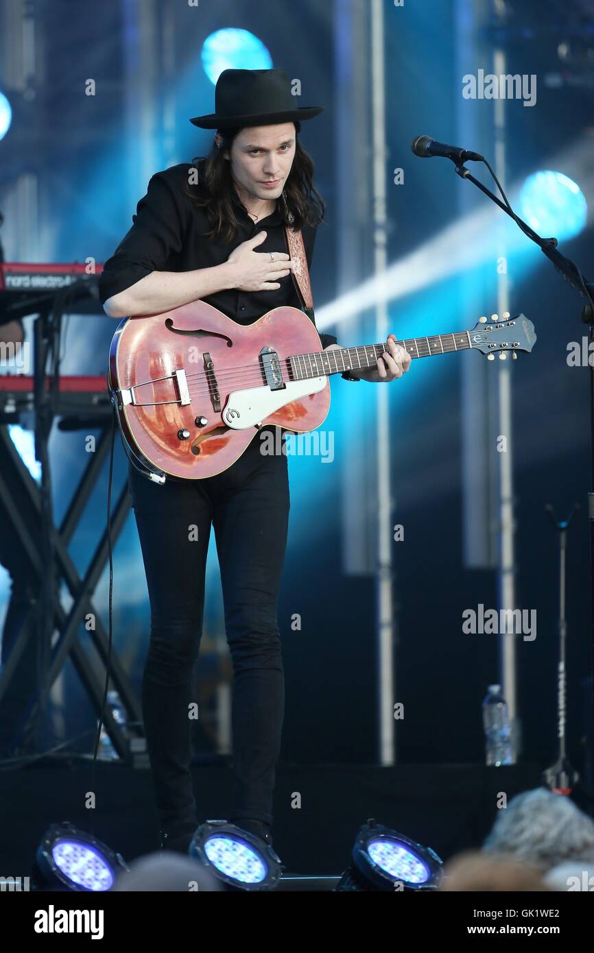 James Bay seen performing at the ABC studios on Jimmy Kimmel Live ...