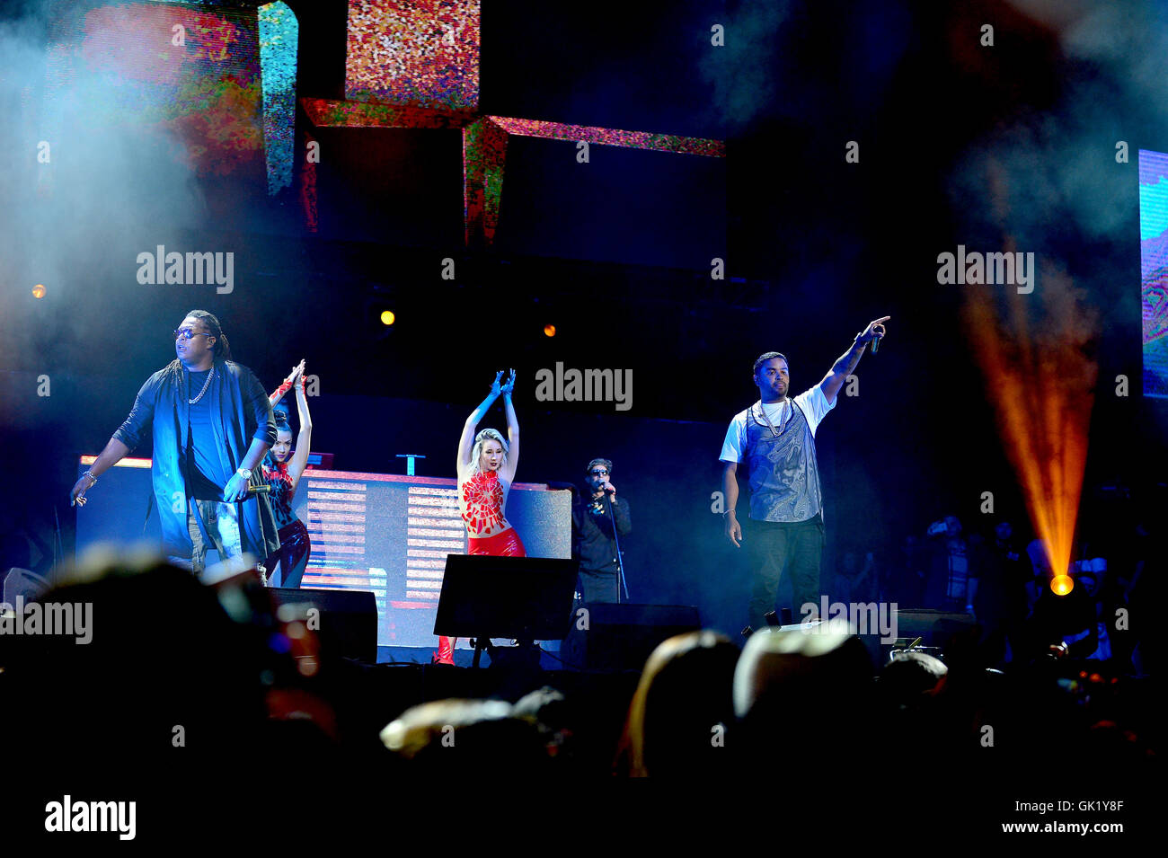 performs during la'Musica Miami Bash 2016 Alex Sensation at American ...
