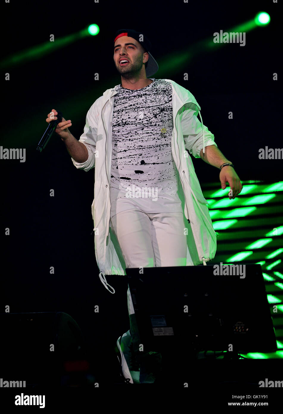 performs during la'Musica Miami Bash 2016 Alex Sensation at American ...