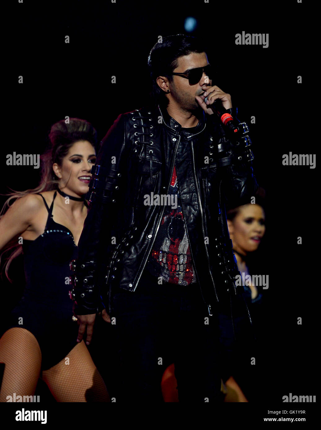 performs during la'Musica Miami Bash 2016 Alex Sensation at American ...