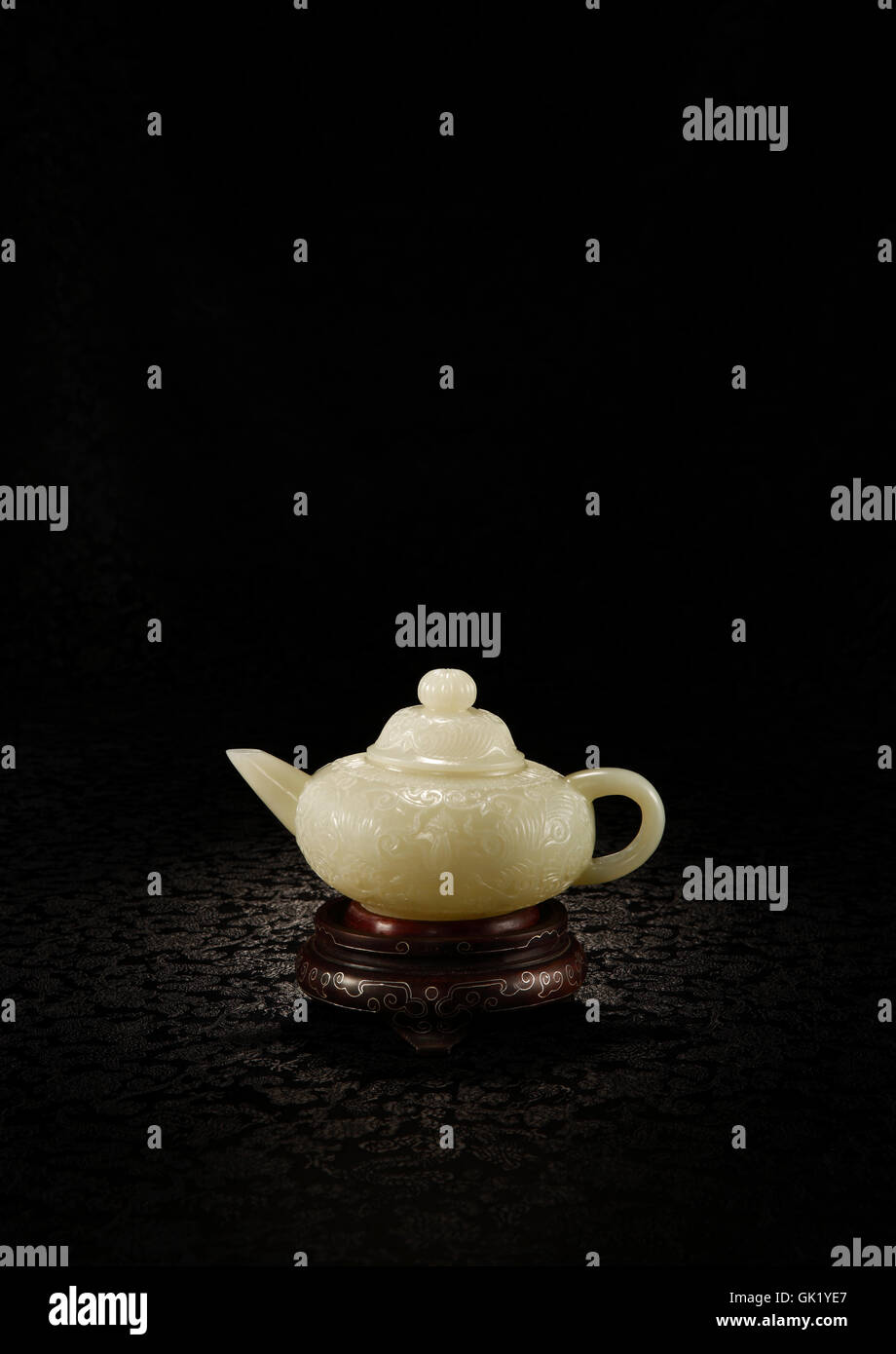 Jade flower pot Stock Photo - Alamy