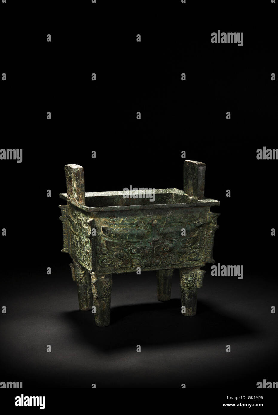 Bronze Fang Ding Stock Photo - Alamy