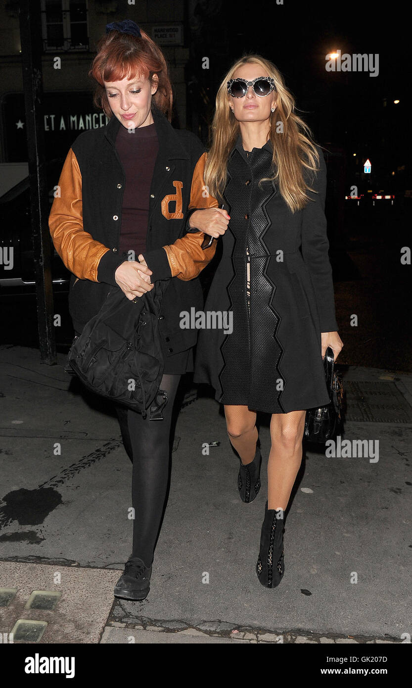 Paris Hilton and Kate Rothschild arrive at Tape nightclub Featuring ...