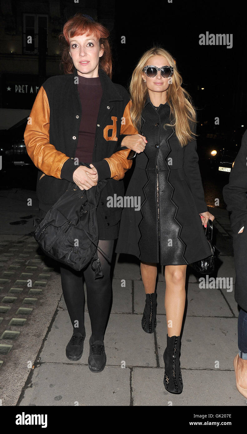 Paris Hilton and Kate Rothschild arrive at Tape nightclub Featuring ...