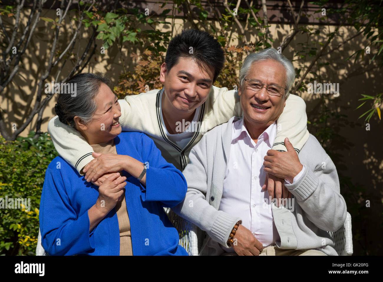 A man in the garden Stock Photo - Alamy