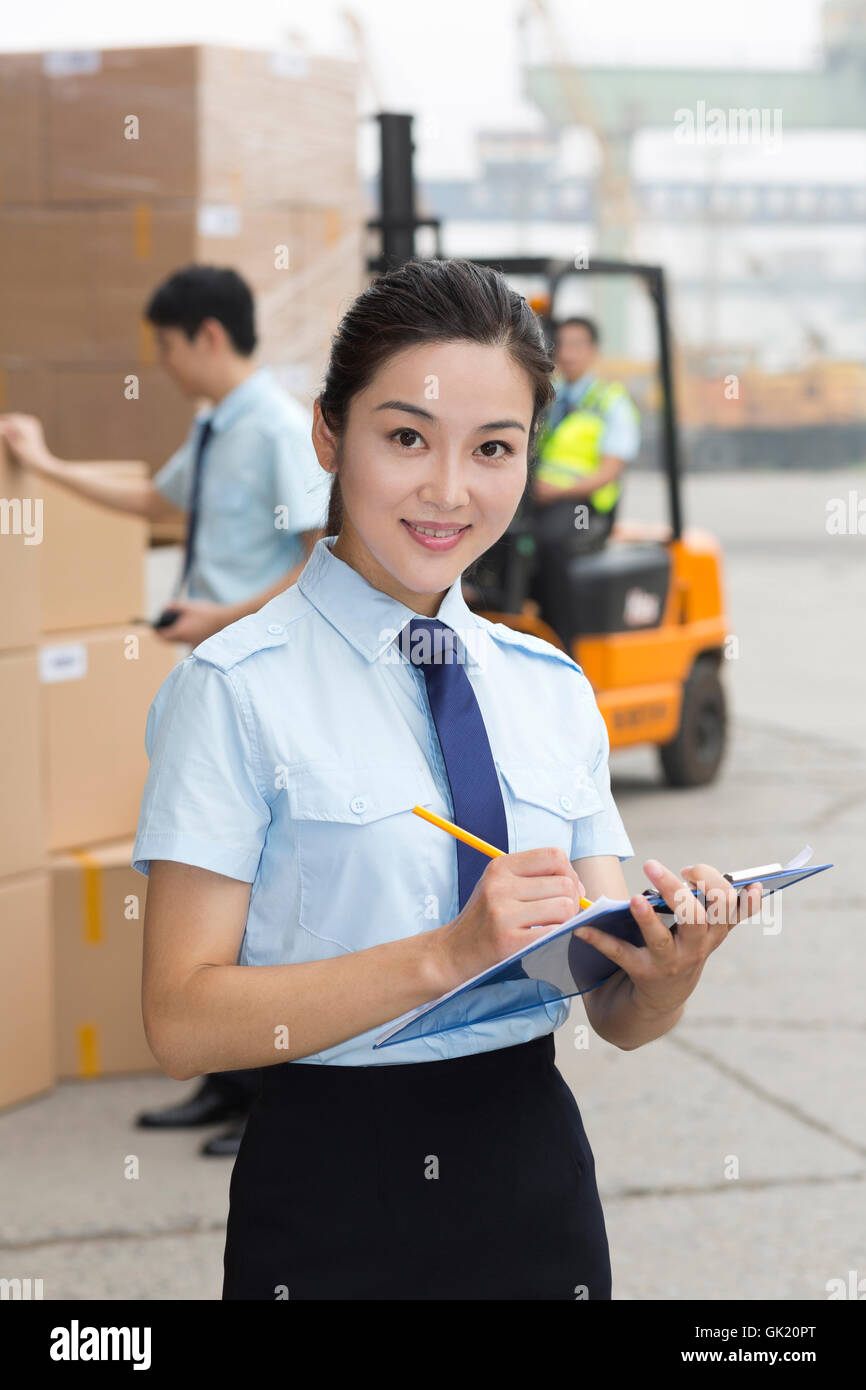 Logistics Warehouse Management Stock Photo - Alamy