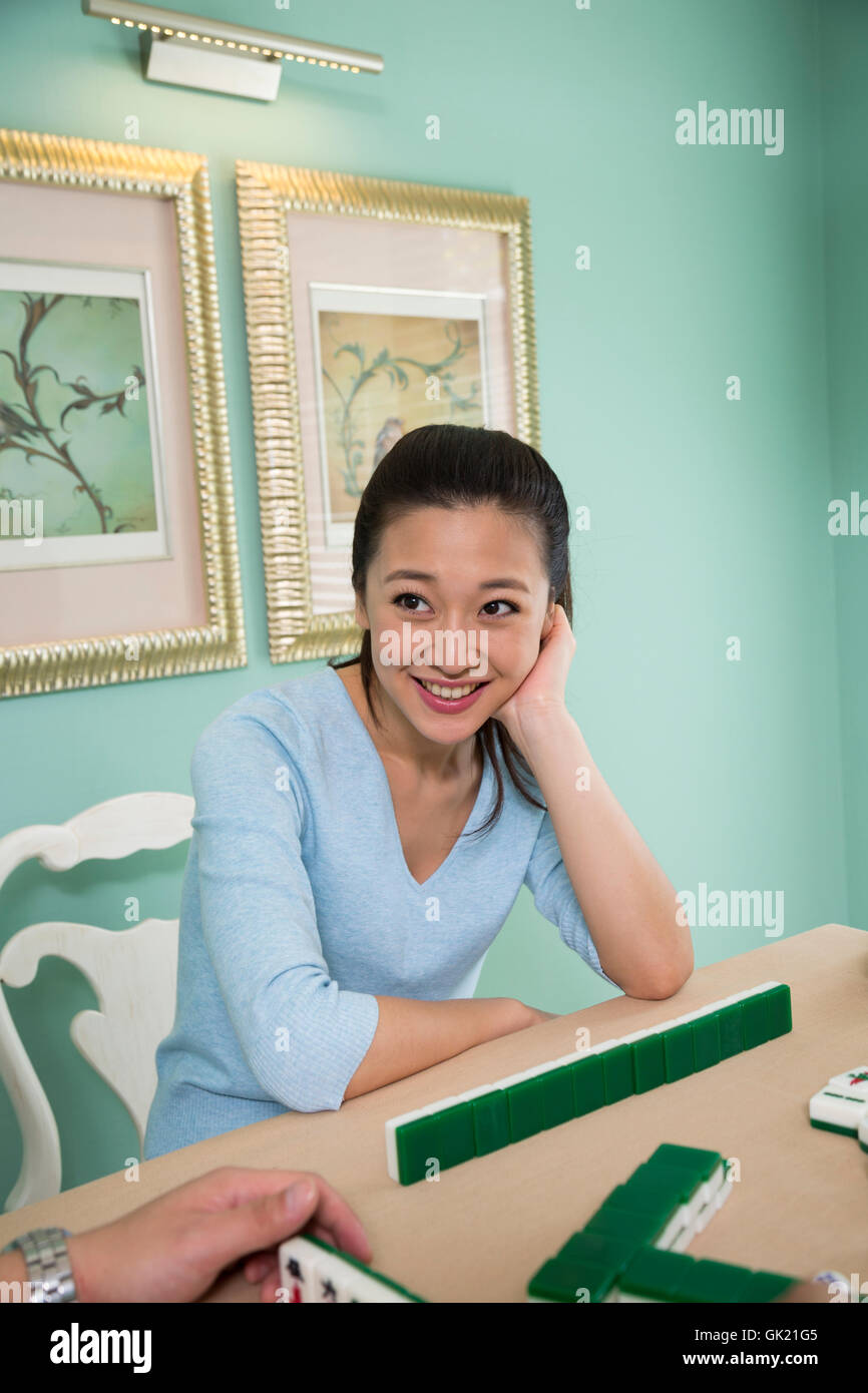 Happy mahjong china hi-res stock photography and images - Alamy