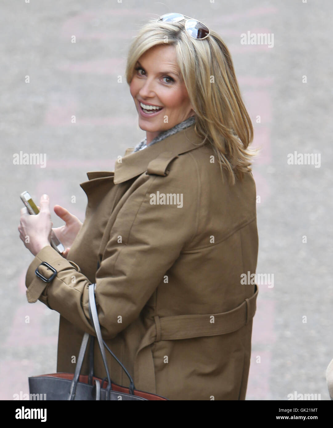 Penny Lancaster outside ITV Studios Featuring: Penny Lancaster Where ...