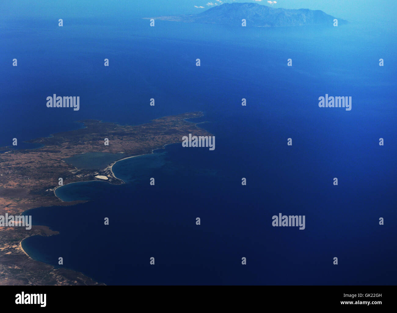 Greek islands aerial hi-res stock photography and images - Alamy