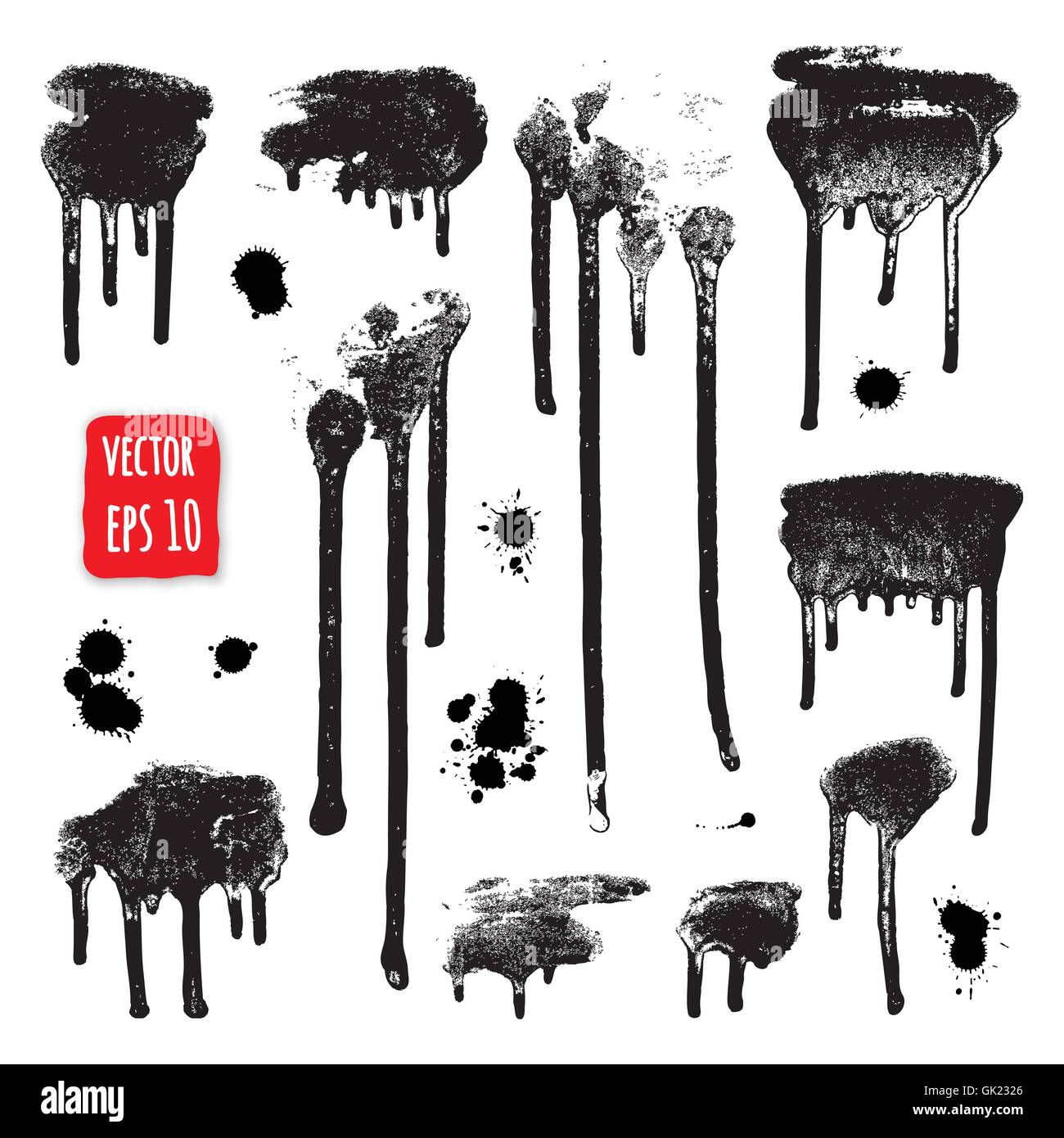 Paint pouring effect Stock Vector Images - Alamy