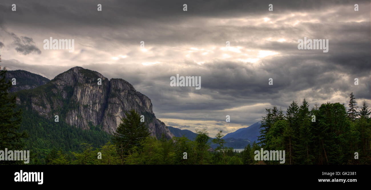 Stawamus Chief mountain in Squamish, British Columbia Stock Photo - Alamy